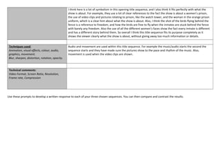 Ha1 task3 orange is the new black analysis | PPT