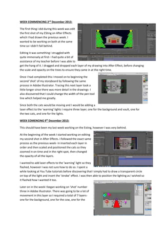 Ha2 productionlogdiary | DOCX