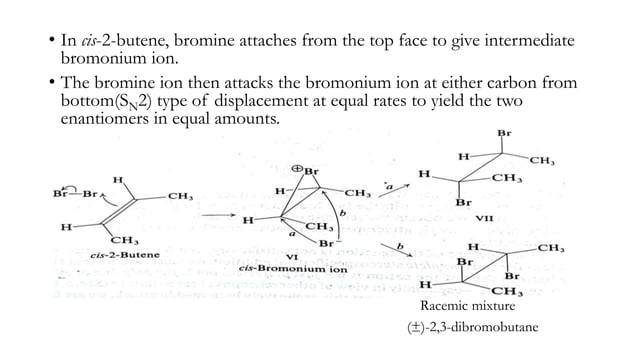 Stereoselective and stereospecific reactions | PPTX