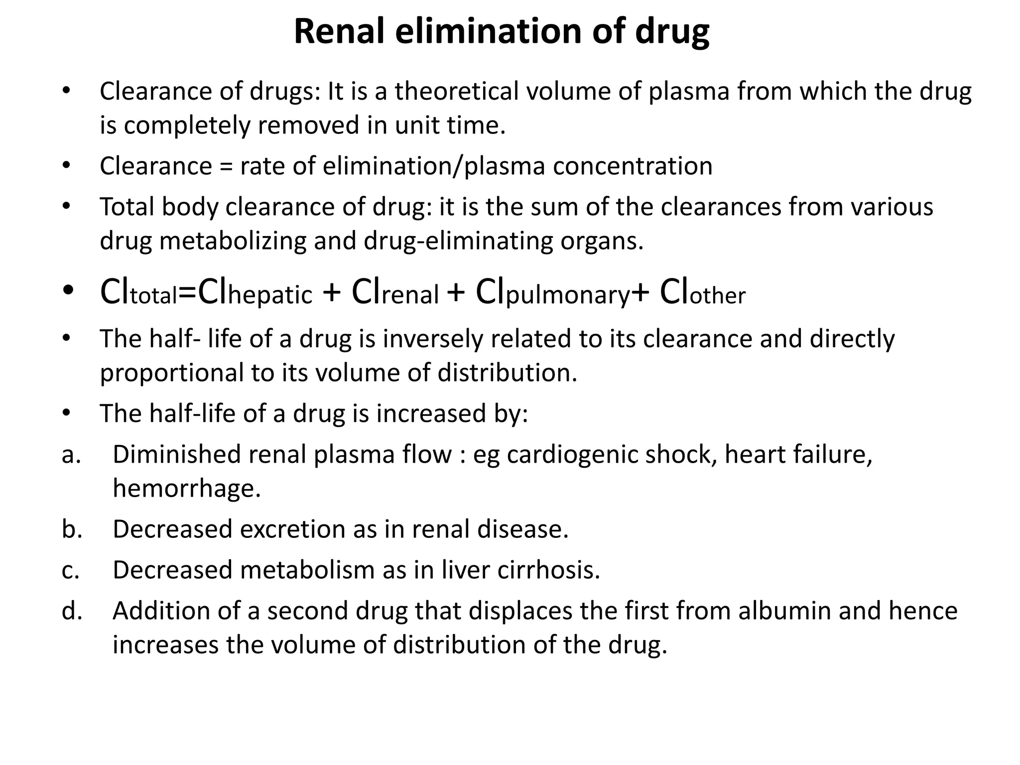 PHARMACOKINETIC | PPTX | Endocrine and Metabolic Diseases | Diseases ...