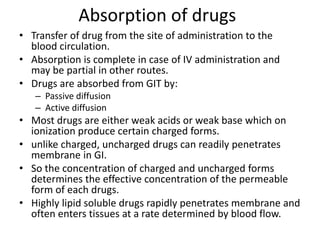 PHARMACOKINETIC | PPTX | Endocrine and Metabolic Diseases | Diseases ...