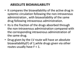 PHARMACOKINETIC | PPTX | Endocrine and Metabolic Diseases | Diseases ...
