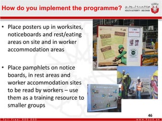 Haad safety in heat program | PPTX