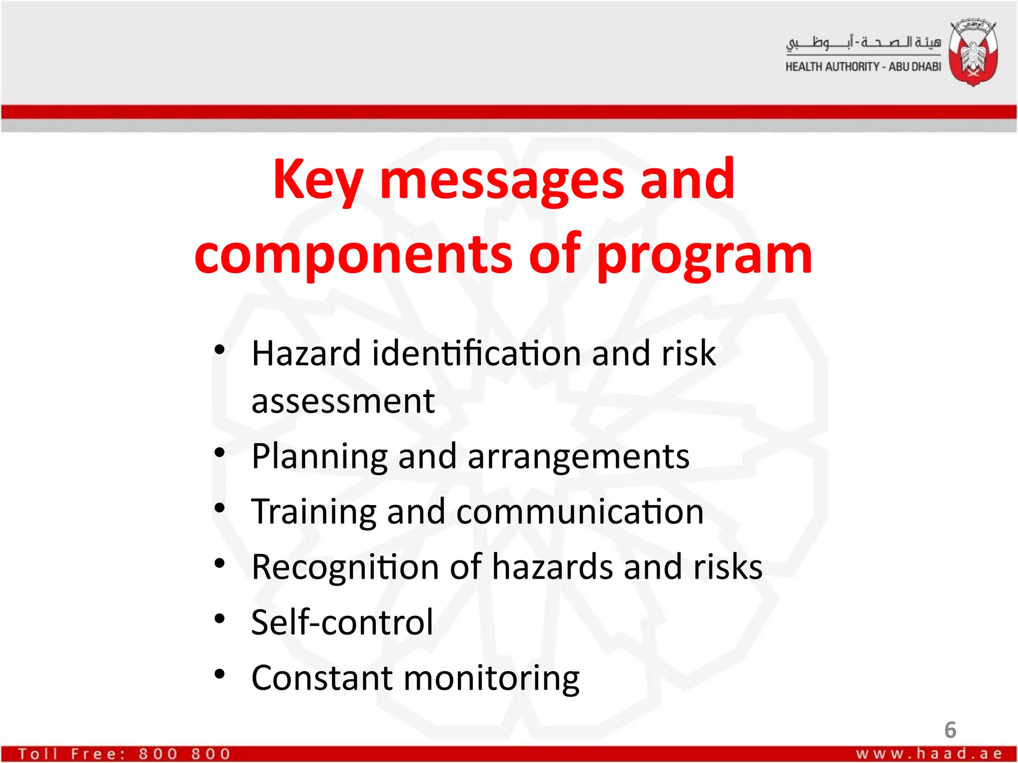 HAAD Presentation Summer Safety presentation by Abu Dhabi MOHRE | PPTX