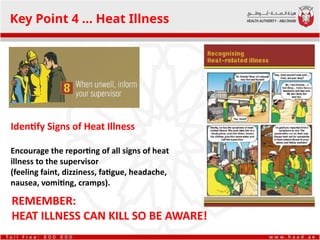 HAAD Presentation Summer Safety presentation by Abu Dhabi MOHRE | PPTX