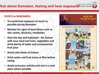 HAAD Presentation Summer Safety presentation by Abu Dhabi MOHRE | PPT