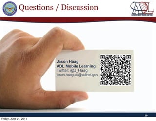 SCORM Implementation Challenges for Mobile | PPT