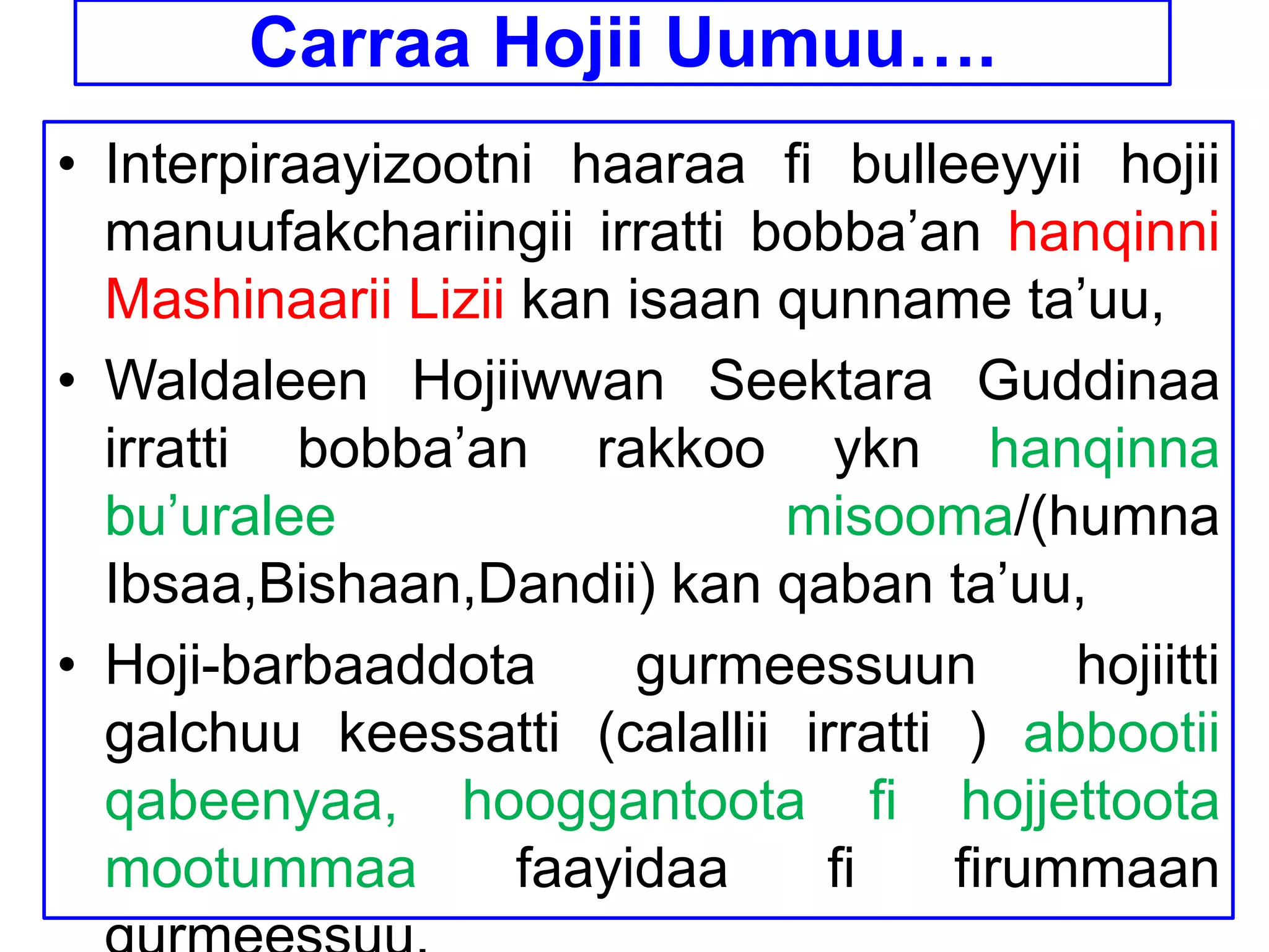 Haala fi Kallattii KT MNO 2015 summery.pptx