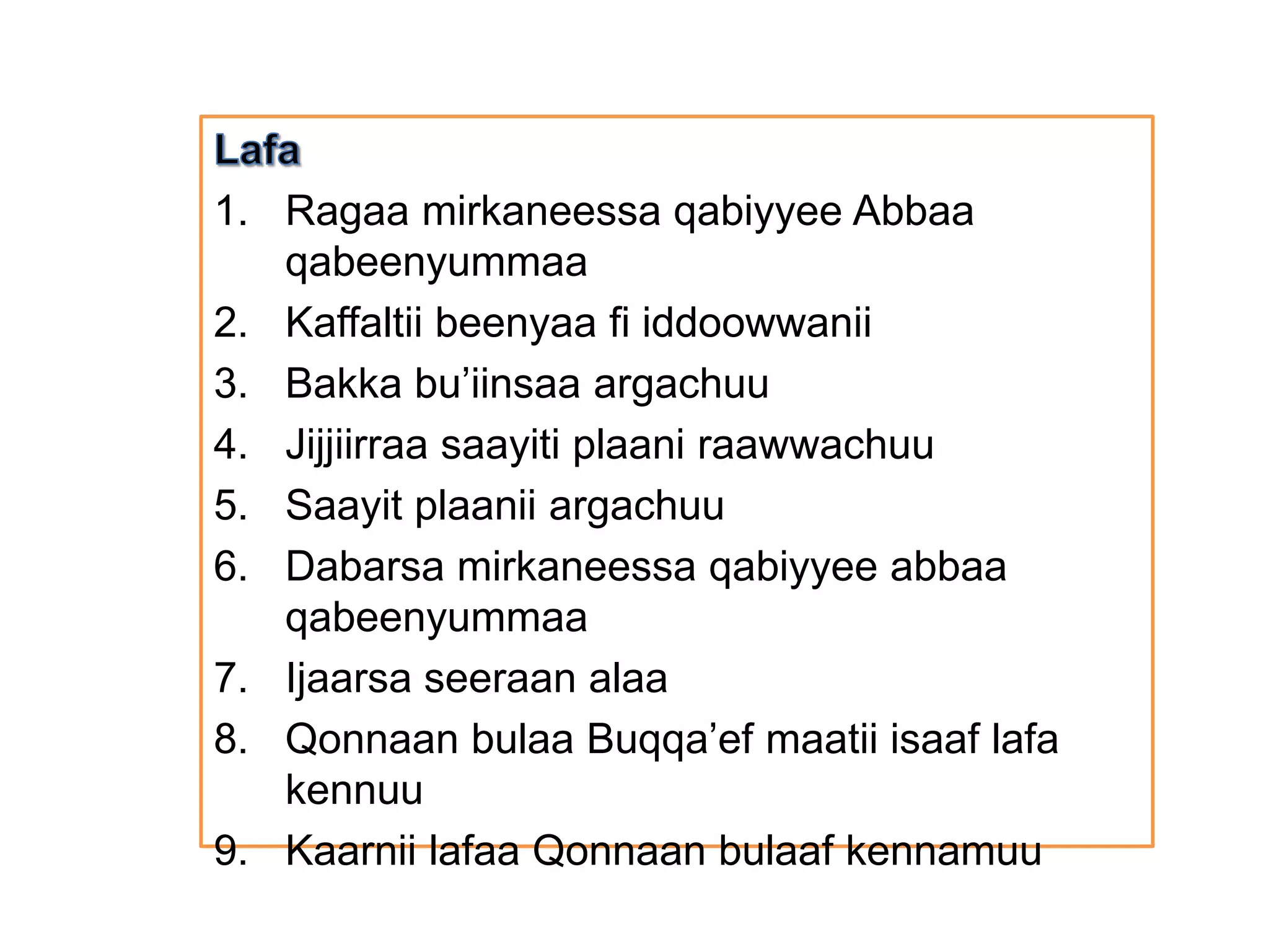 Haala fi Kallattii KT MNO 2015 summery.pptx