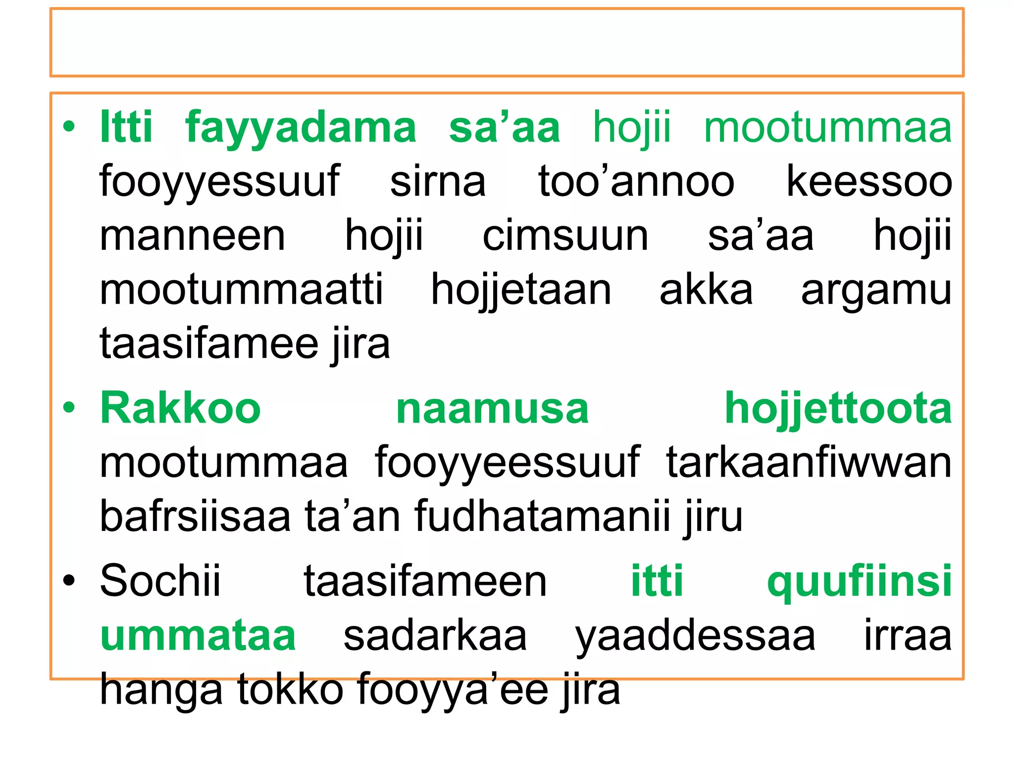 Haala fi Kallattii KT MNO 2015 summery.pptx