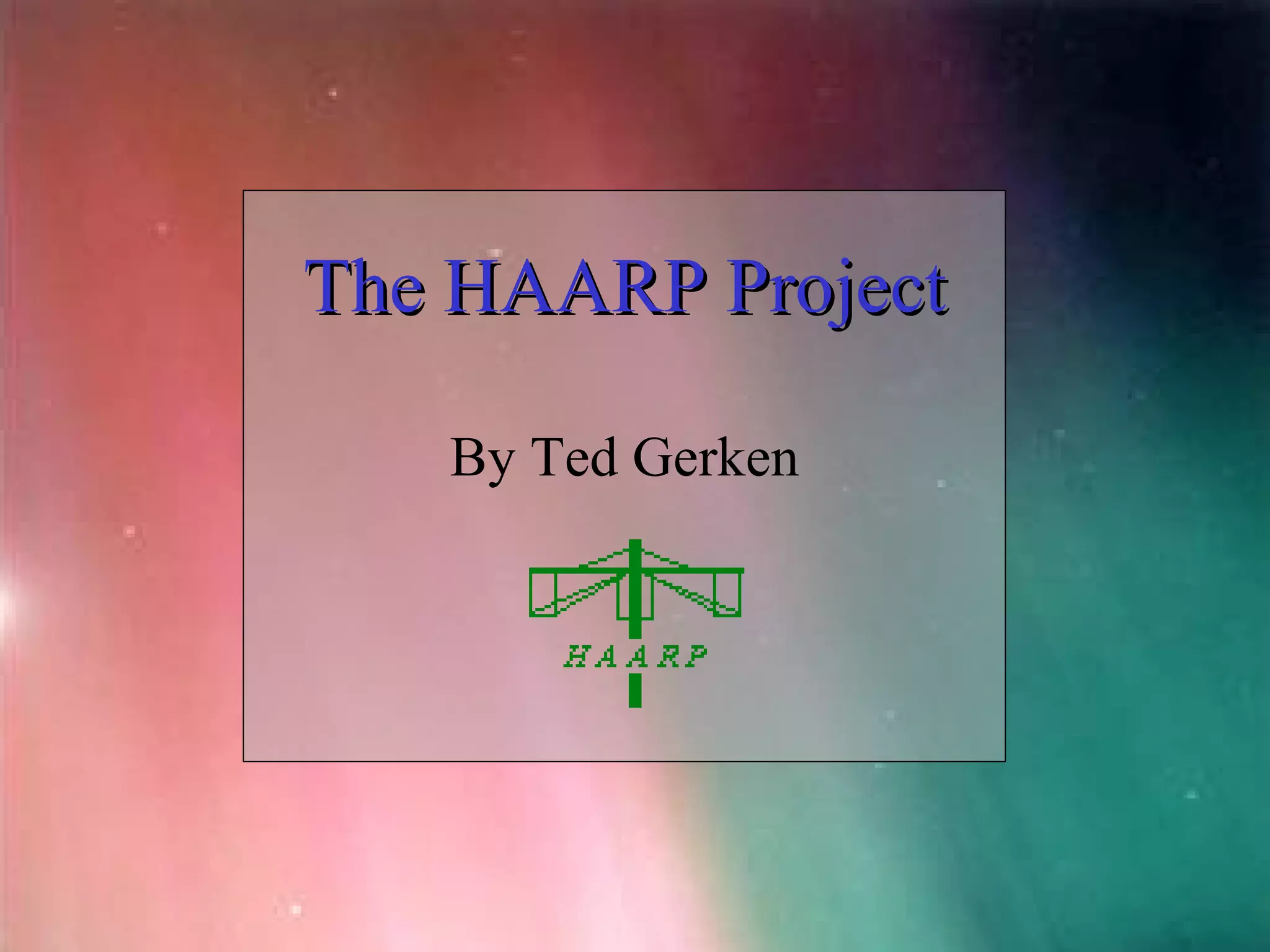 Haarp | PPT