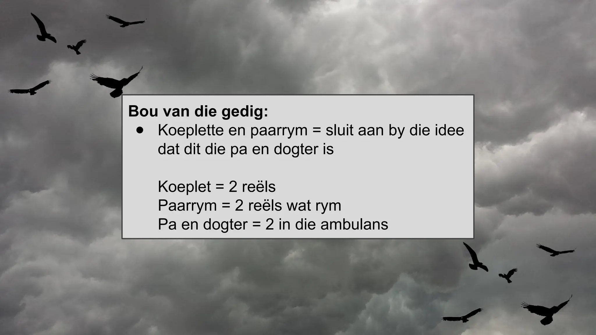 Haar uitvaart - Afrikaans EAT gedig vir Gr 12 CAPS | PPTX