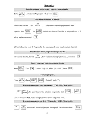 Haas centre prelucrare scolarizare romana | PDF