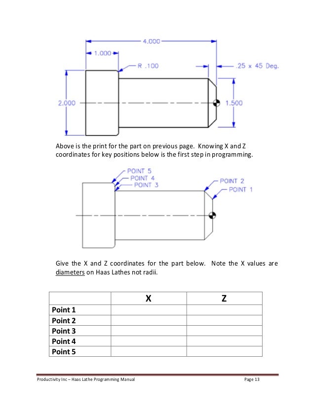 Haas lathe programming manual