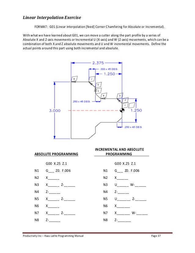 Haas lathe programming manual