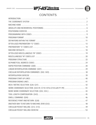 Haas mill programming workbook | PDF