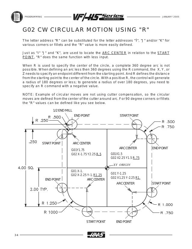 Haas Mill Programming Workbook