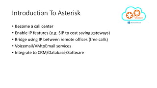 High Availability Asterisk and FreePBX on Microsoft Azure | PPTX