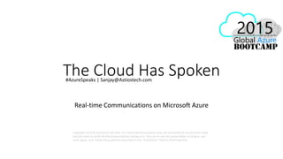 Build HA Asterisk on Microsoft Azure using DRBD/Heartbeat | PPTX