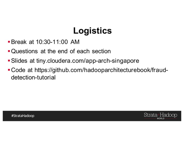 Hadoop Application Architectures Fraud Detection Ppt