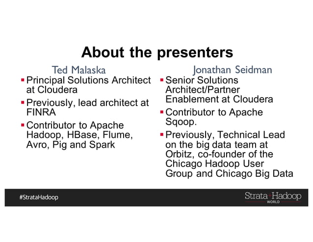 Hadoop Application Architectures Fraud Detection Ppt