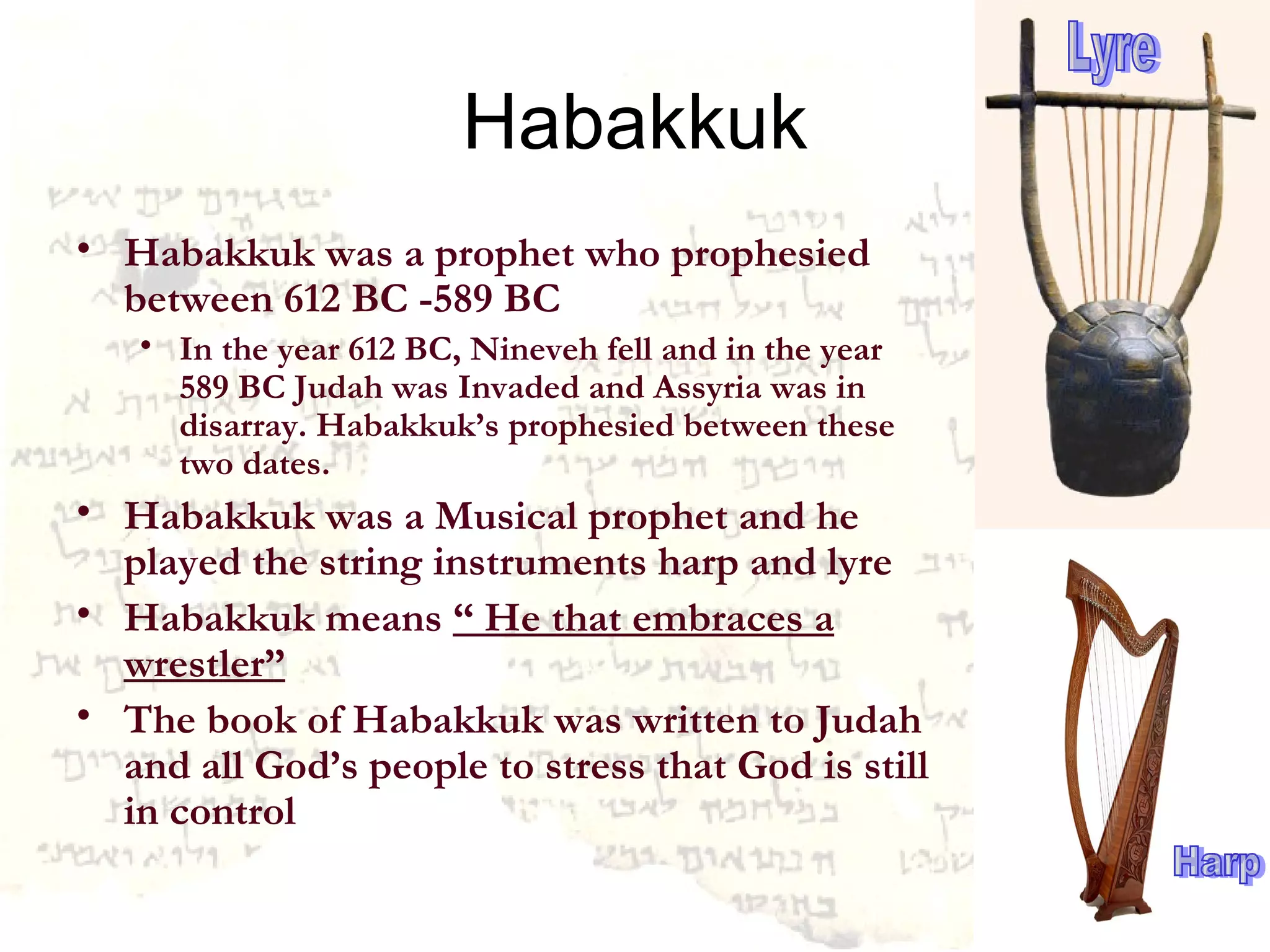 Habakkuk | PPS