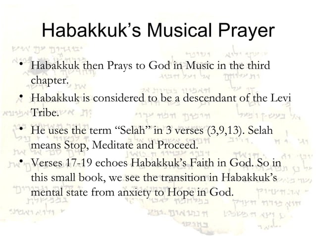 Habakkuk | PPS