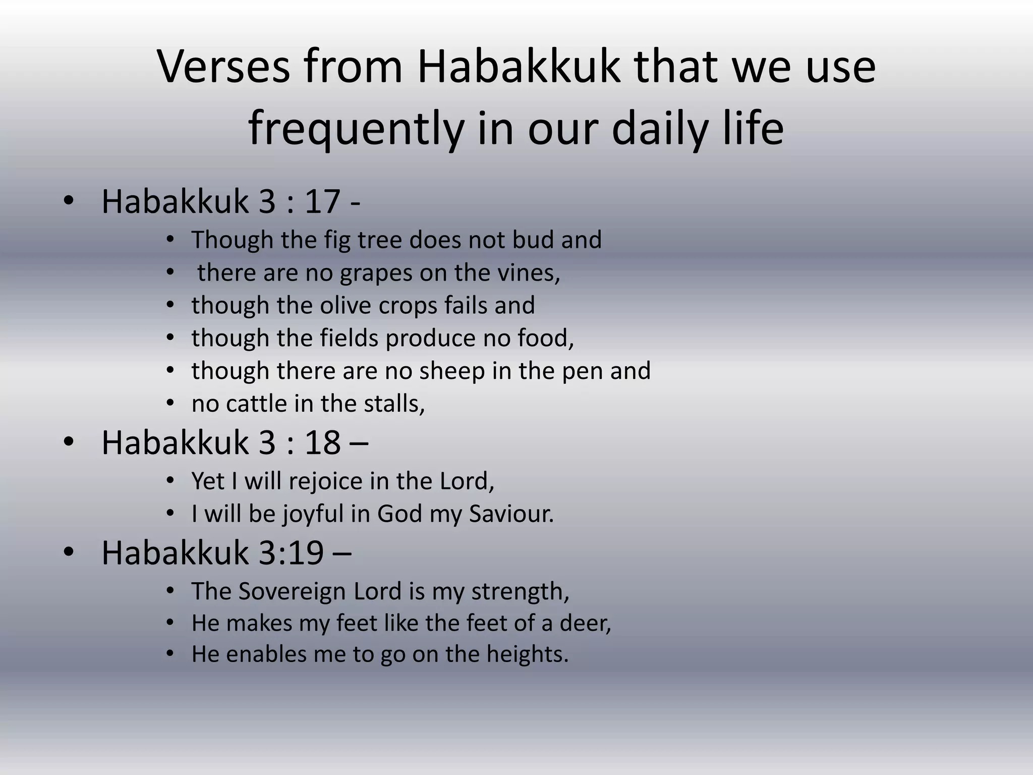 Habakkuk | PPTX