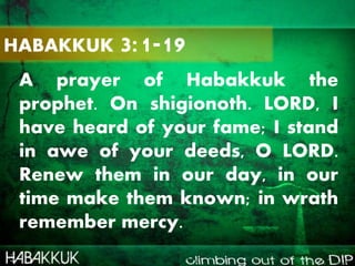 HABAKKUK 3 - PTR. ALVIN GUTIERREZ - 10AM MORNING SERVICE | PPT
