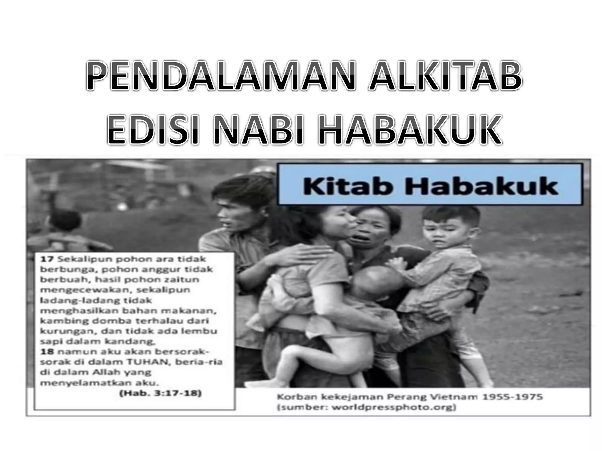 PENDALAMAN ALKITAB KITAB NABI HABAKUK | PPTX