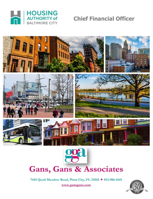 Housing Authority of Baltimore City-Chief Financial Officer | PDF ...