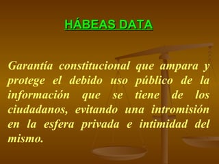 Habeas data | PPT