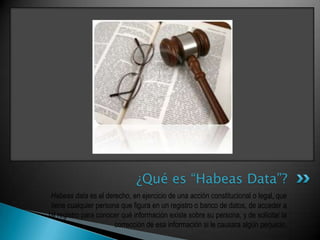 Habeas data | PPTX