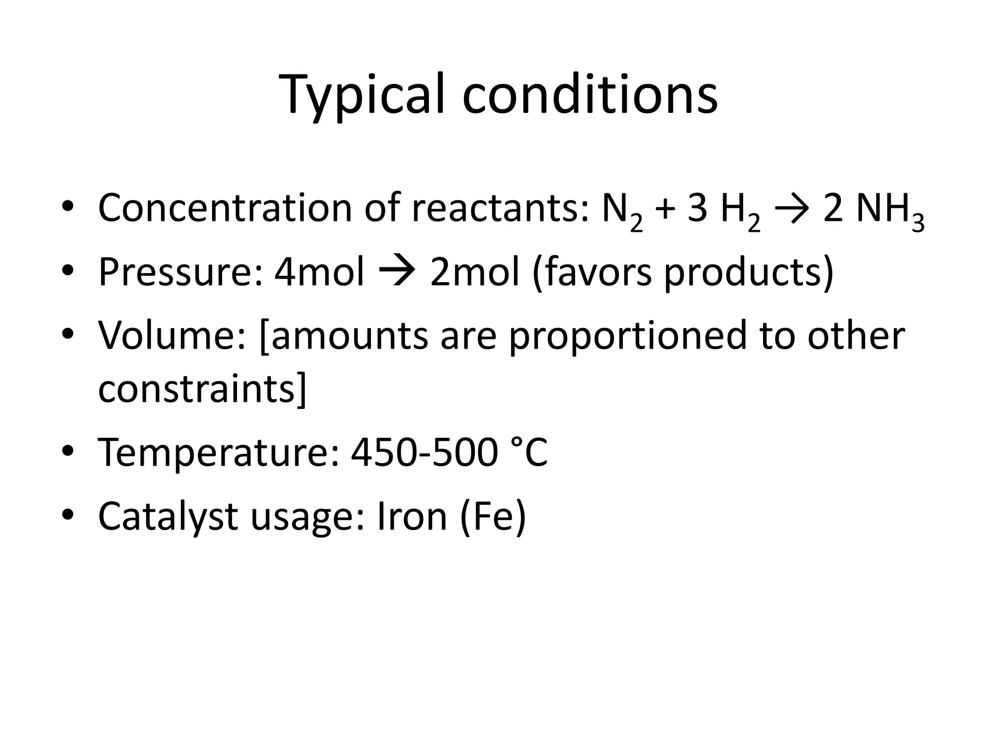 Haber–bosch process | PPTX