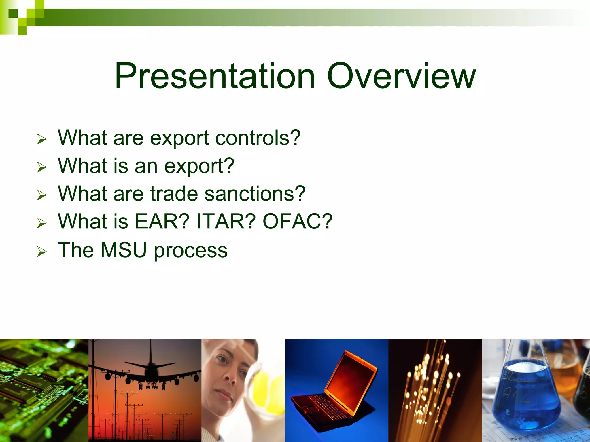 Working with Universities on Export-Controlled Technology | PDF