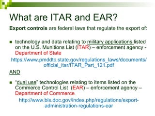 Working with Universities on Export-Controlled Technology | PDF