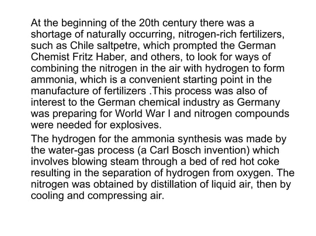 haber process ammonia production flow chart for study | PPT