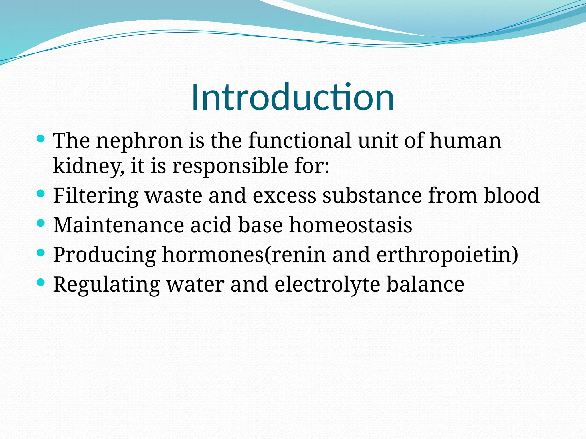 Nephron parts of nephron normal histology of nephron | PPTX
