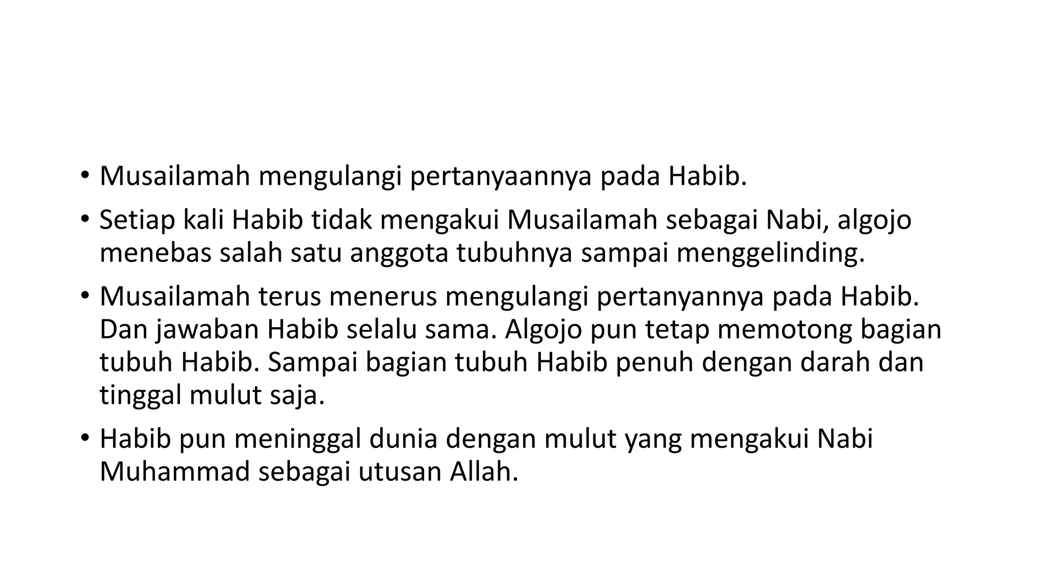 Habib Bin Zaid Al-Anshary | PPTX