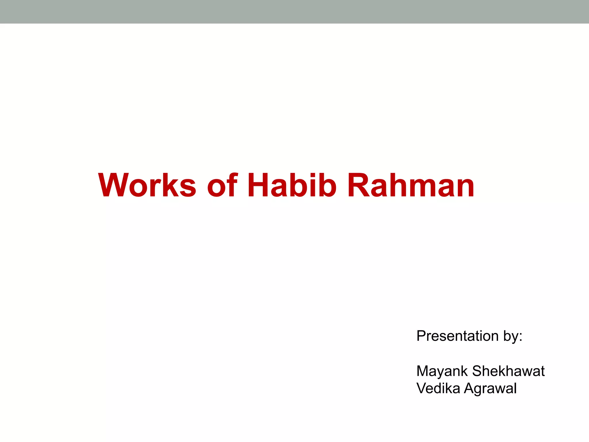 Habib rahman | PDF