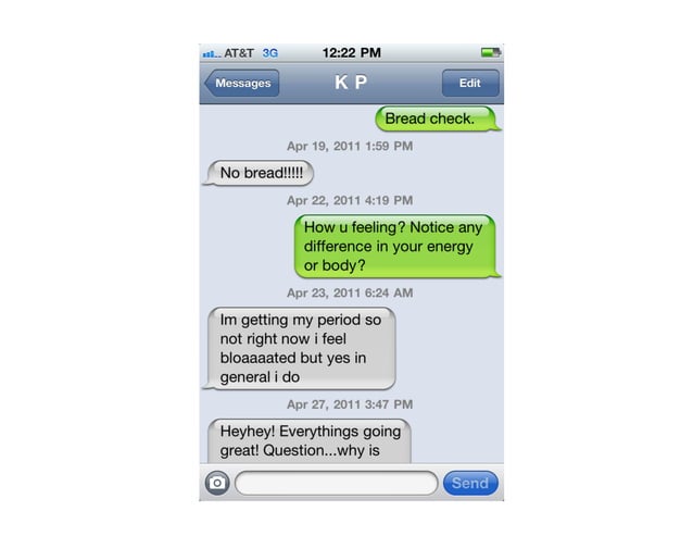 Empathy Design: SMS prototype eating behavior change | PDF