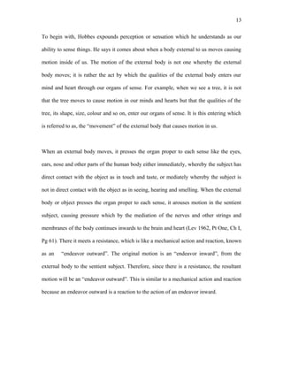 THOMAS HOBBES’ MECHANISTIC VIEW OF THE HUMAN SOCIETY | DOC