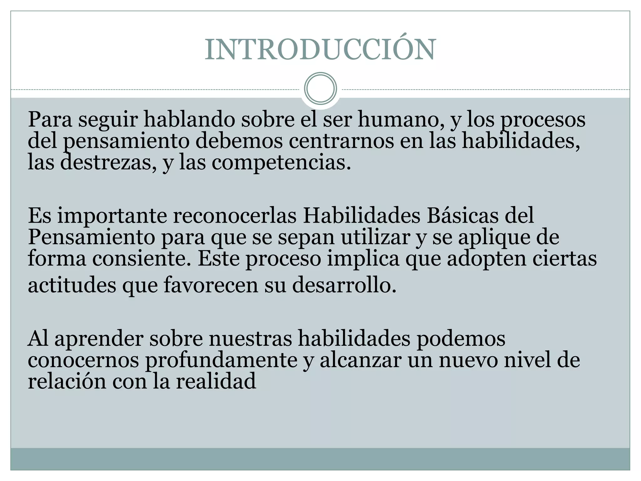 Habilidades y Destrezas | PPTX