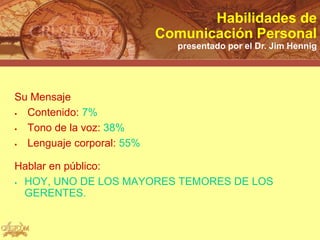 HABILIDADES DE COMUNICACIÓN PERSONAL | PDF