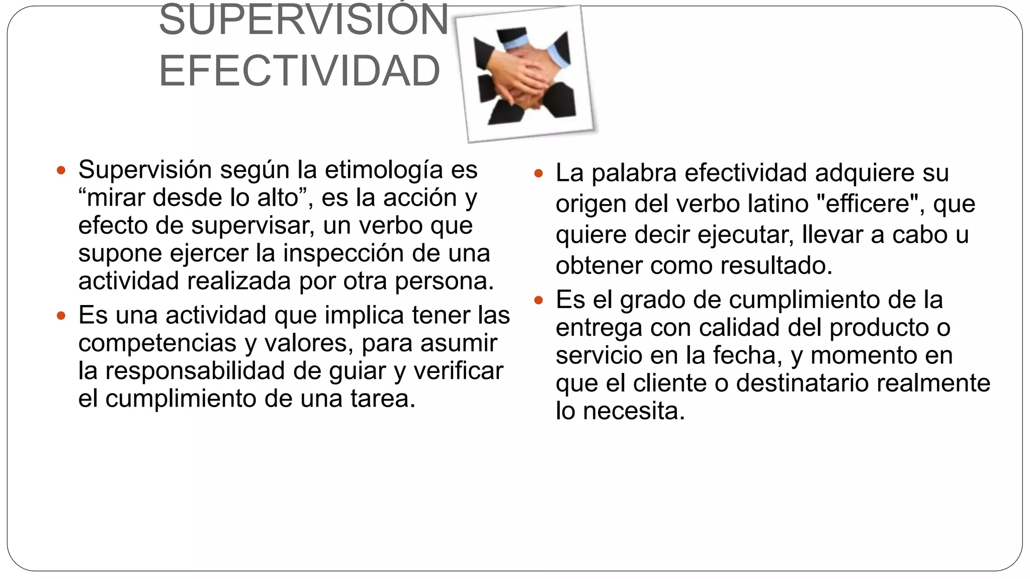Habilidades de ub supervisor | PPTX