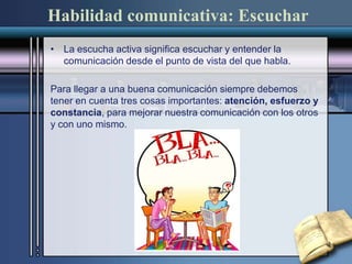 Habilidades Educativas Escuchar | PPTX