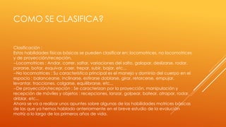 Habilidades motrices básicas | PPTX