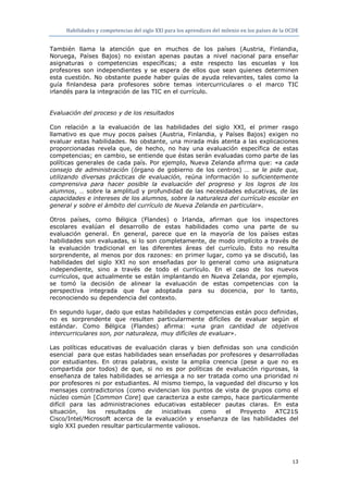Habilidades y competencias del siglo xxi ocde | PDF