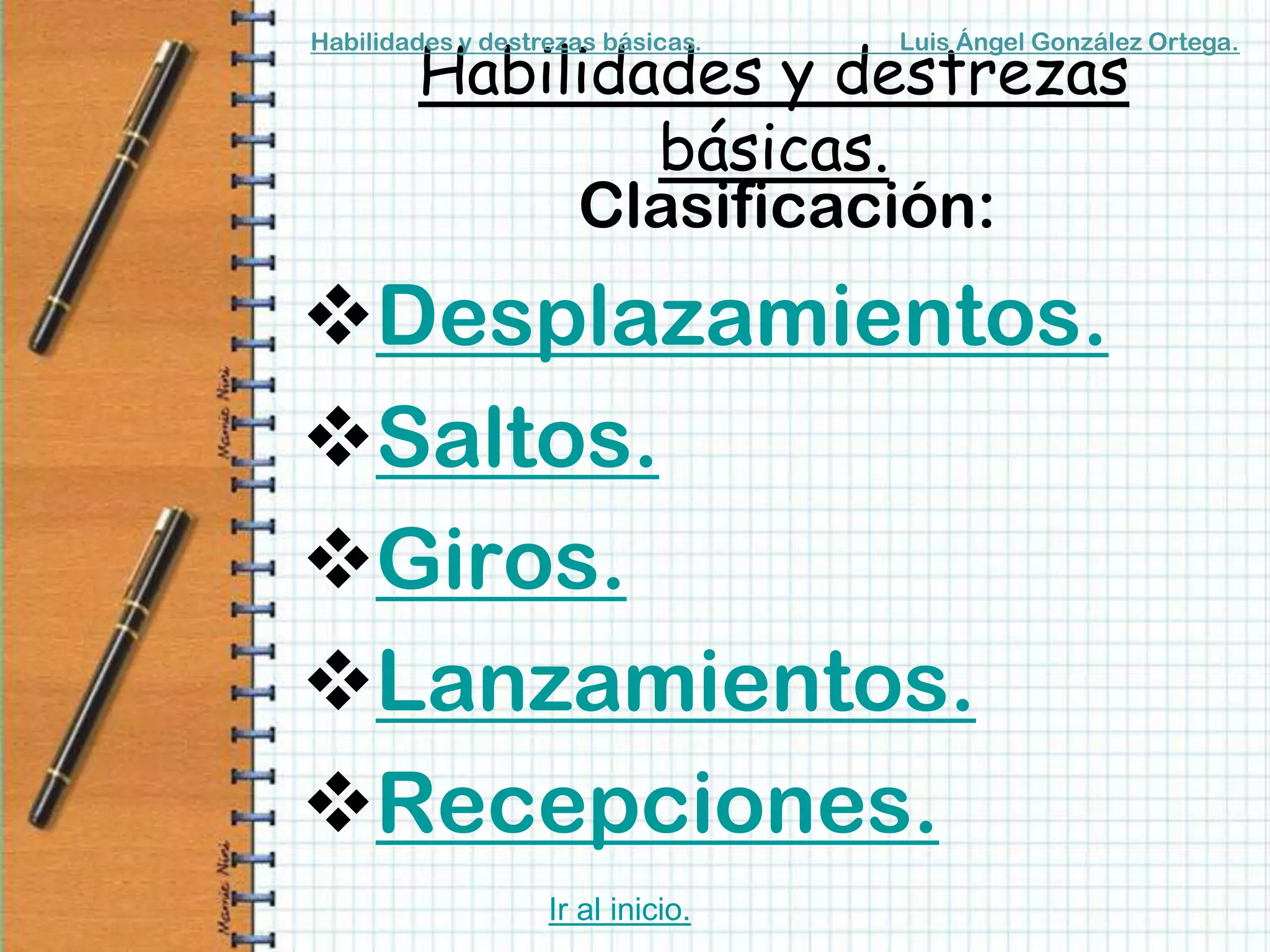 Habilidades y destrezas | PPSX | Sports