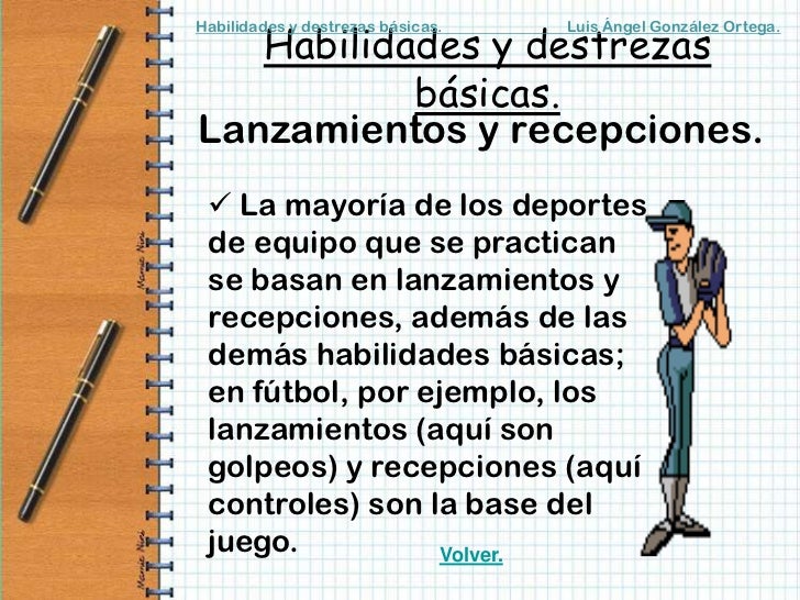 Habilidades y destrezas